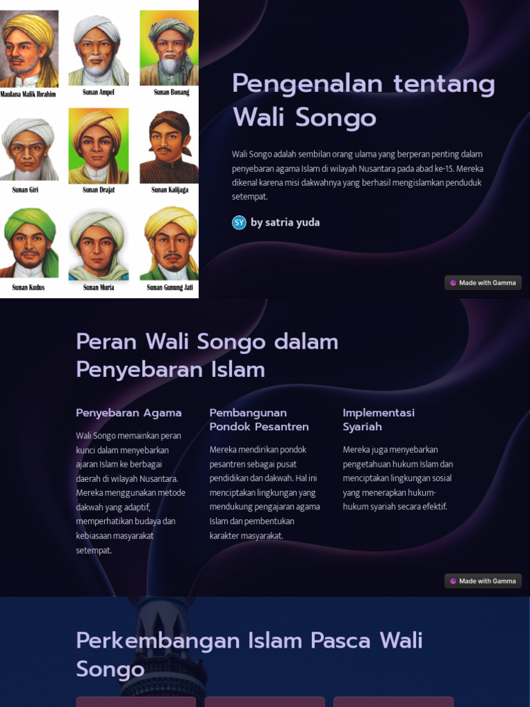 Pengenalan Tentang Wali Songo | PDF