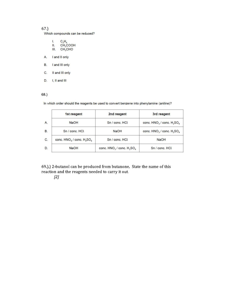 Ochem Practice | PDF