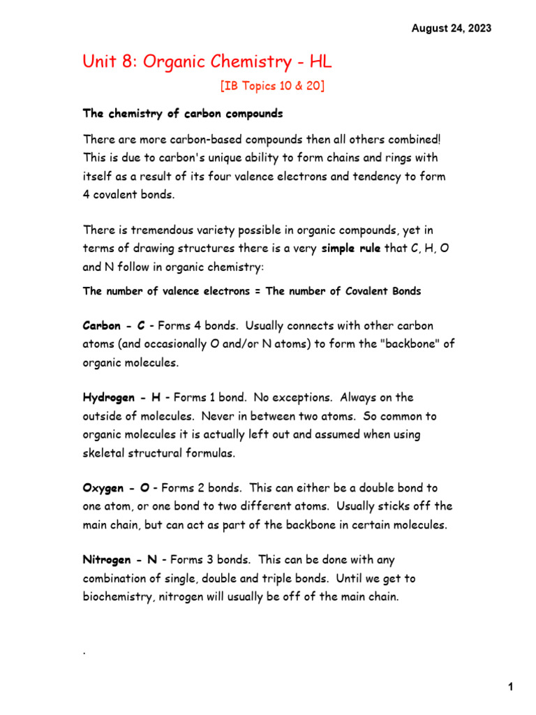 Organic Chemistry: Structure & Reactions | PDF | Ester | Alkene