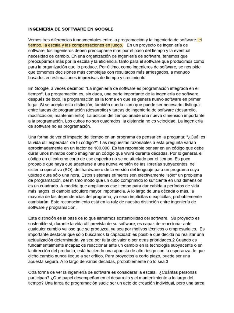 Ig en Google | PDF | Software | Ingeniería de software