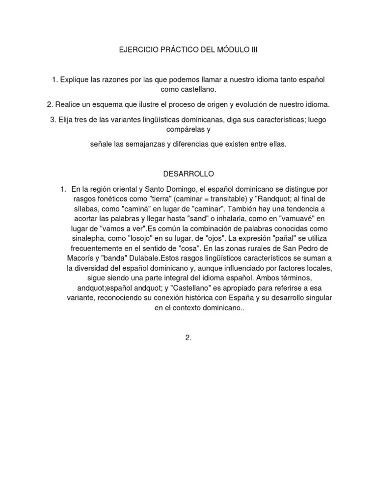 Ejercicio Práctico Del Módulo III | PDF | Clásicos