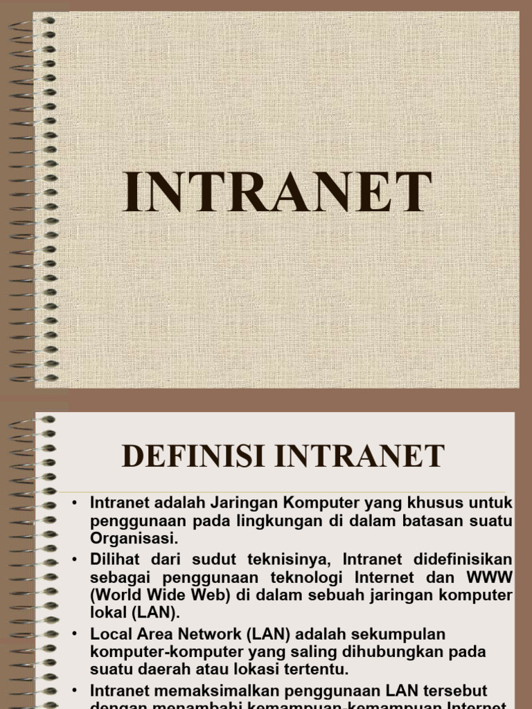 Handout10 - Intranet | PDF