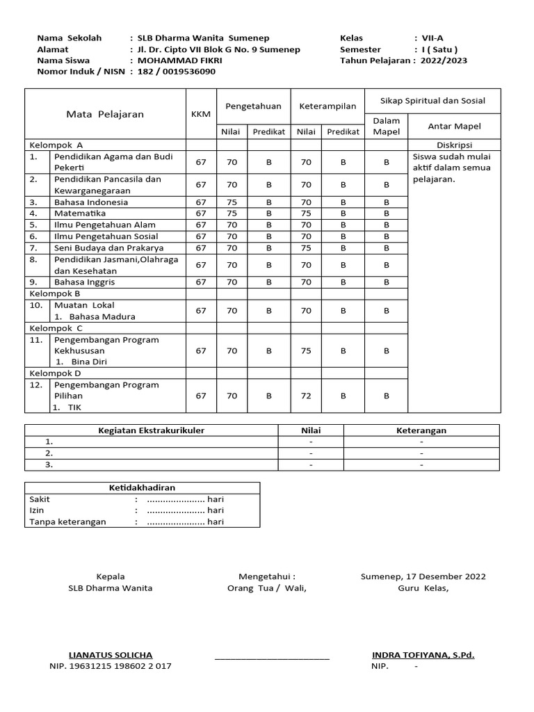 Raport Semester 1 | PDF