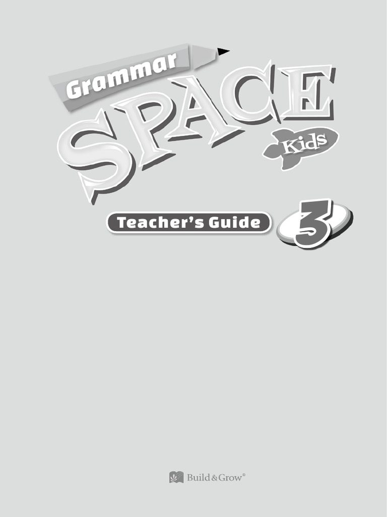 Grammar Space Kids 3 Teacher's Guide | PDF | Grammatical Number | Question