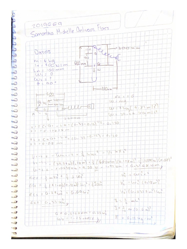 Tarea 17.17 Barra-Resorte 2 | PDF