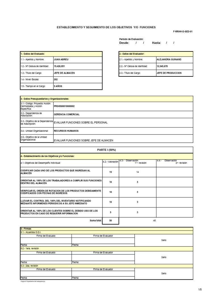 Formato EDD Original 2024 ADMRRHH | PDF | Sicología | Conceptos ...