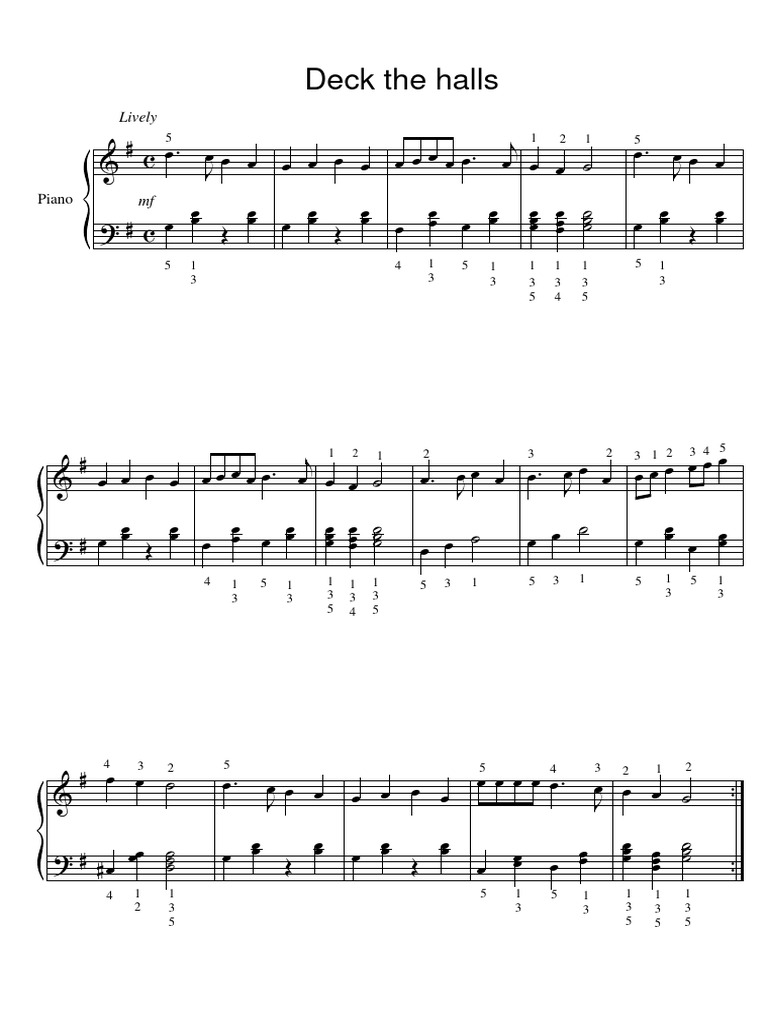 Deck The Halls - New Edition PDF | PDF