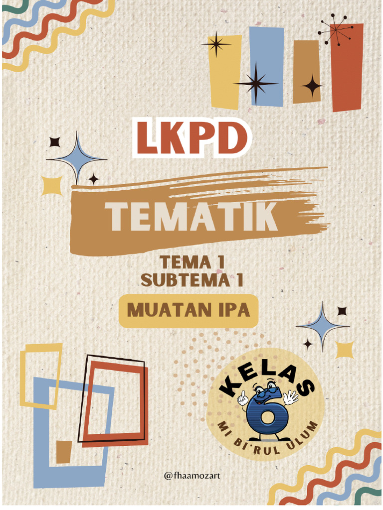 LKPD IPA TEMA 1 SUB 1 Kls 6 | PDF