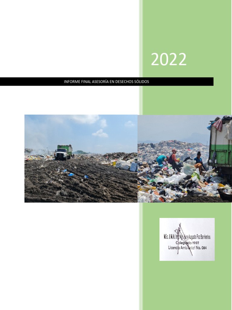 informe anual 2022 | PDF | Vertedero | Residuos