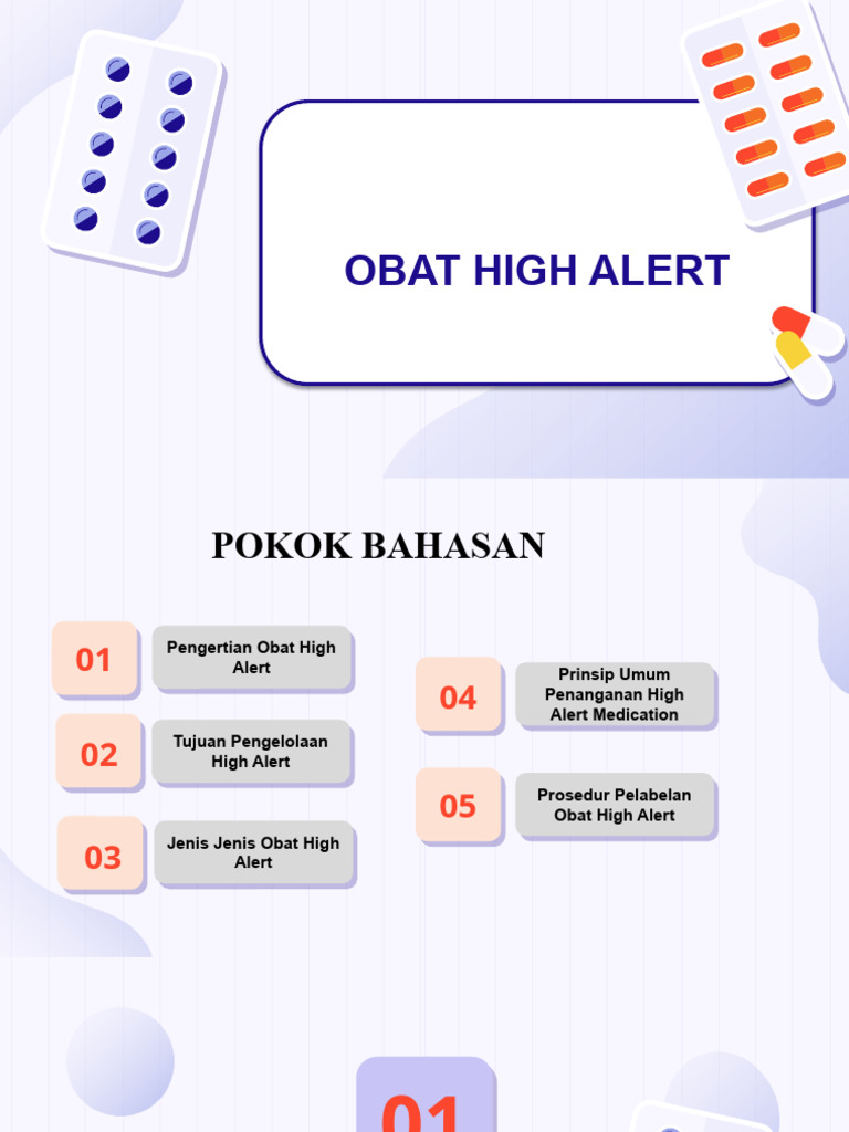 High Alert Medication Kuliah - PPT Fix | PDF