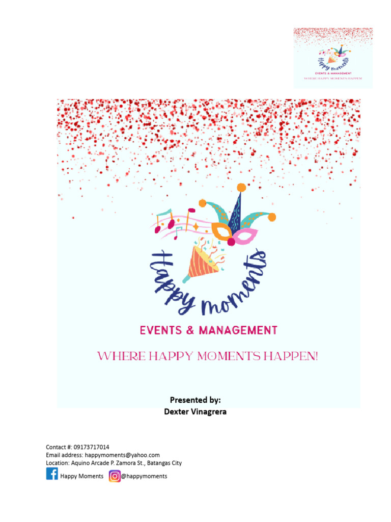 18th Debut Proposal | PDF | Receipt | Contractual Term