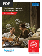 Bharti Axa Secure Insta Income Plan | PDF | Insurance | Life Insurance