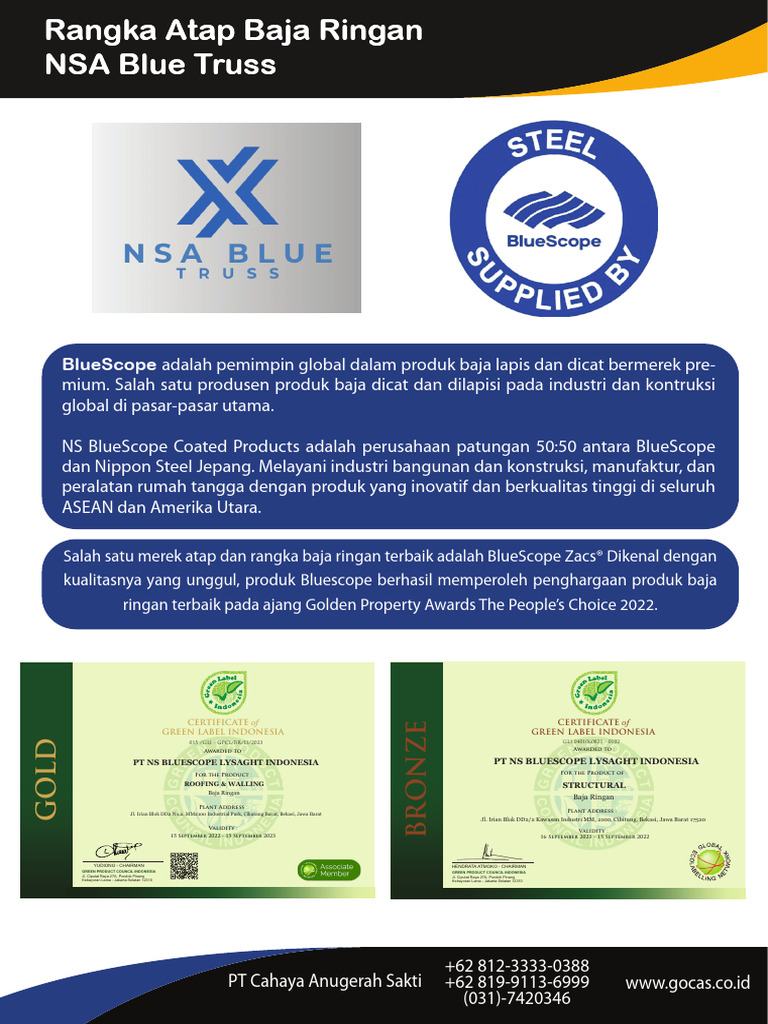 Baja Ringan (Blue Truss) | PDF