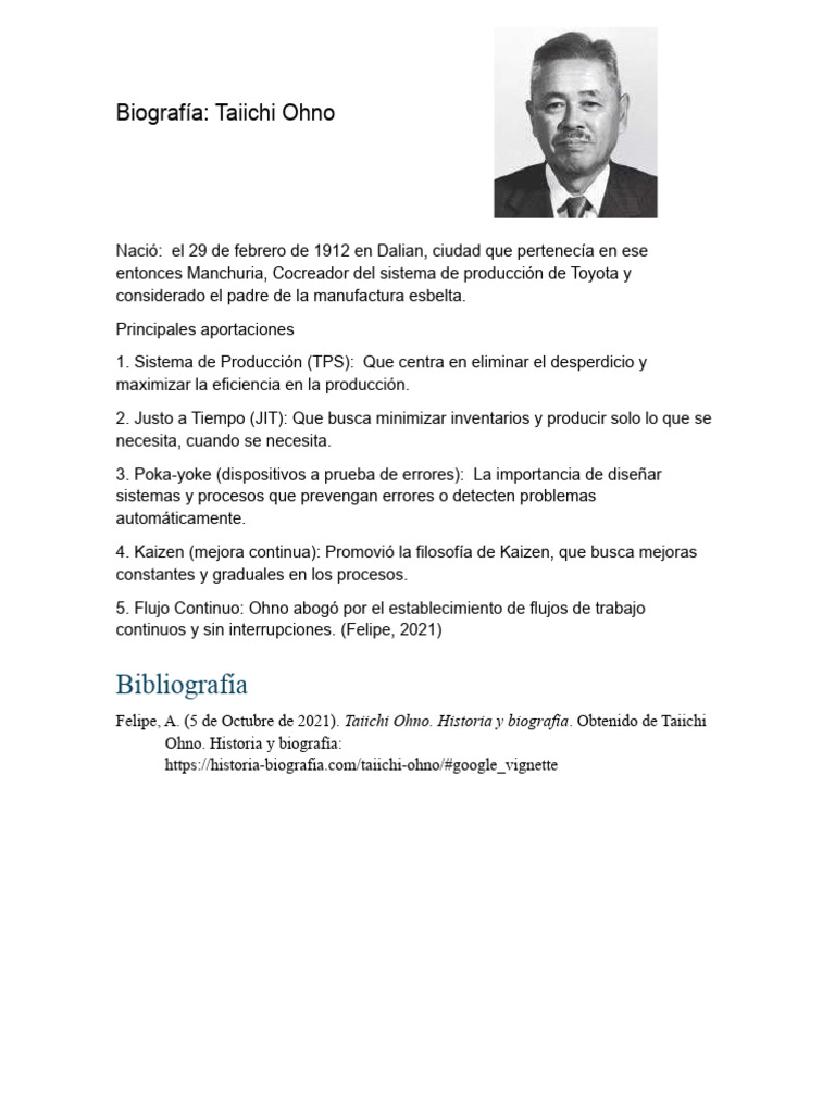 Taiichi Ohno-2 | PDF