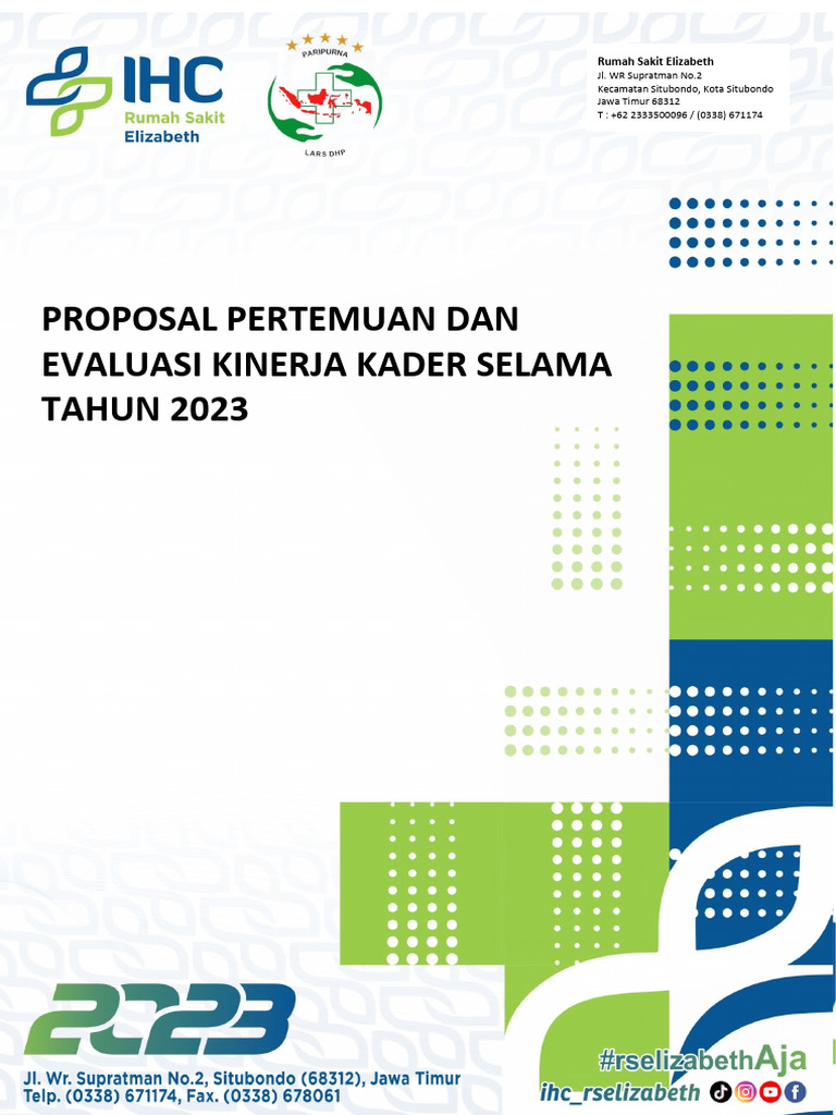 PROPOSAL Pertemuan Kader Desember 2023 | PDF