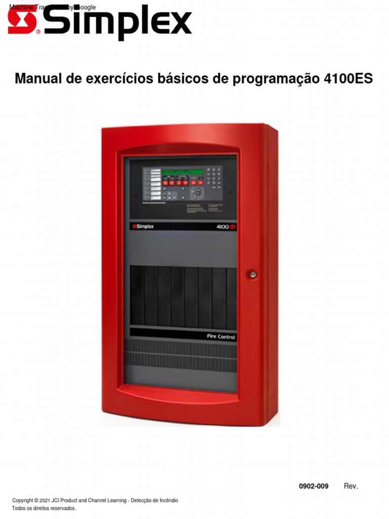 0902-009 Simplex 4100ES Basic Programming Workbook | PDF | Janela ...