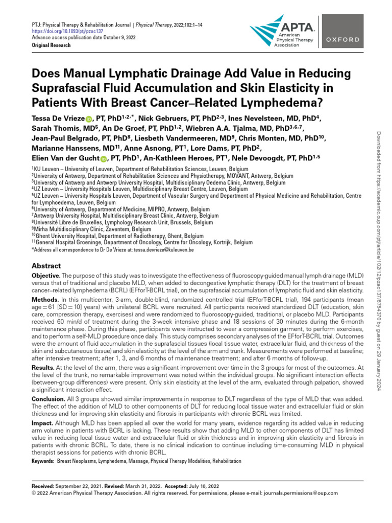 DLM | PDF | Physical Therapy | Medical Specialties