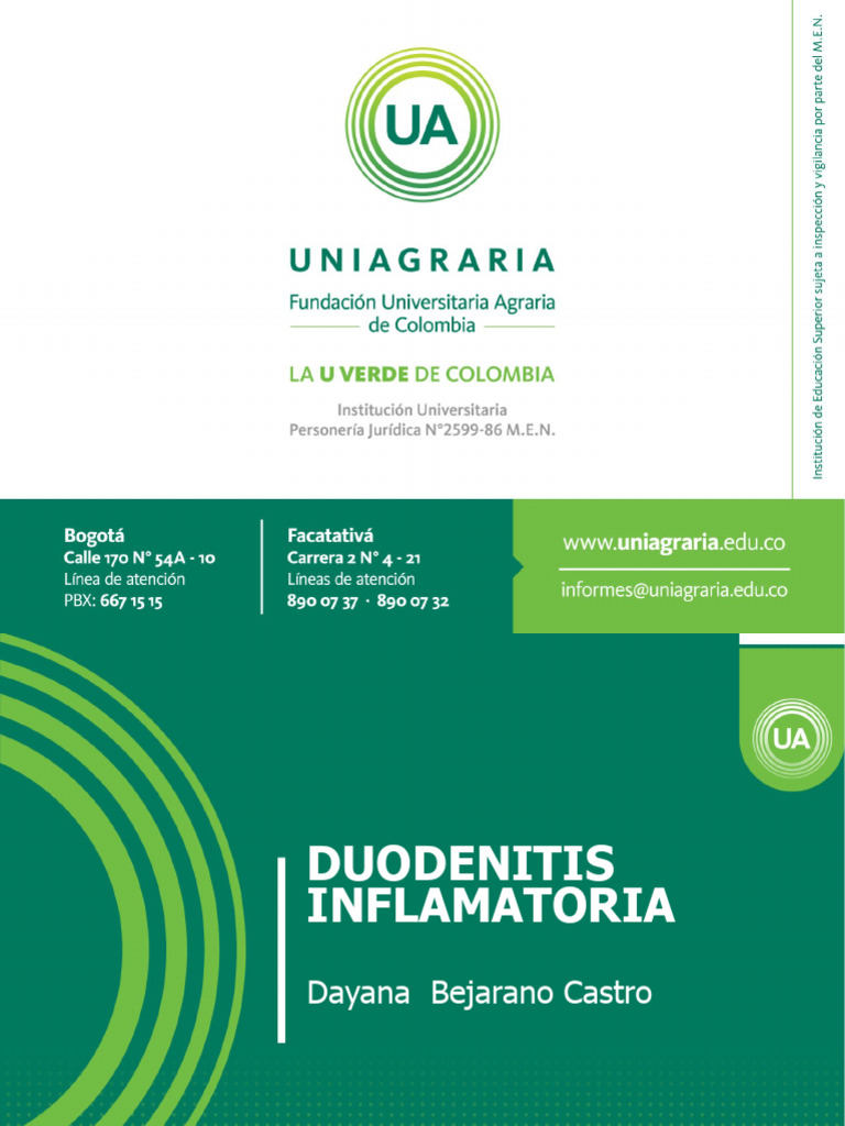 Duodenitis Inflamatoria | PDF | Ultrasonido médico | Medicina