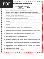 Protokol Upacara Bendera Hari Senin | PDF