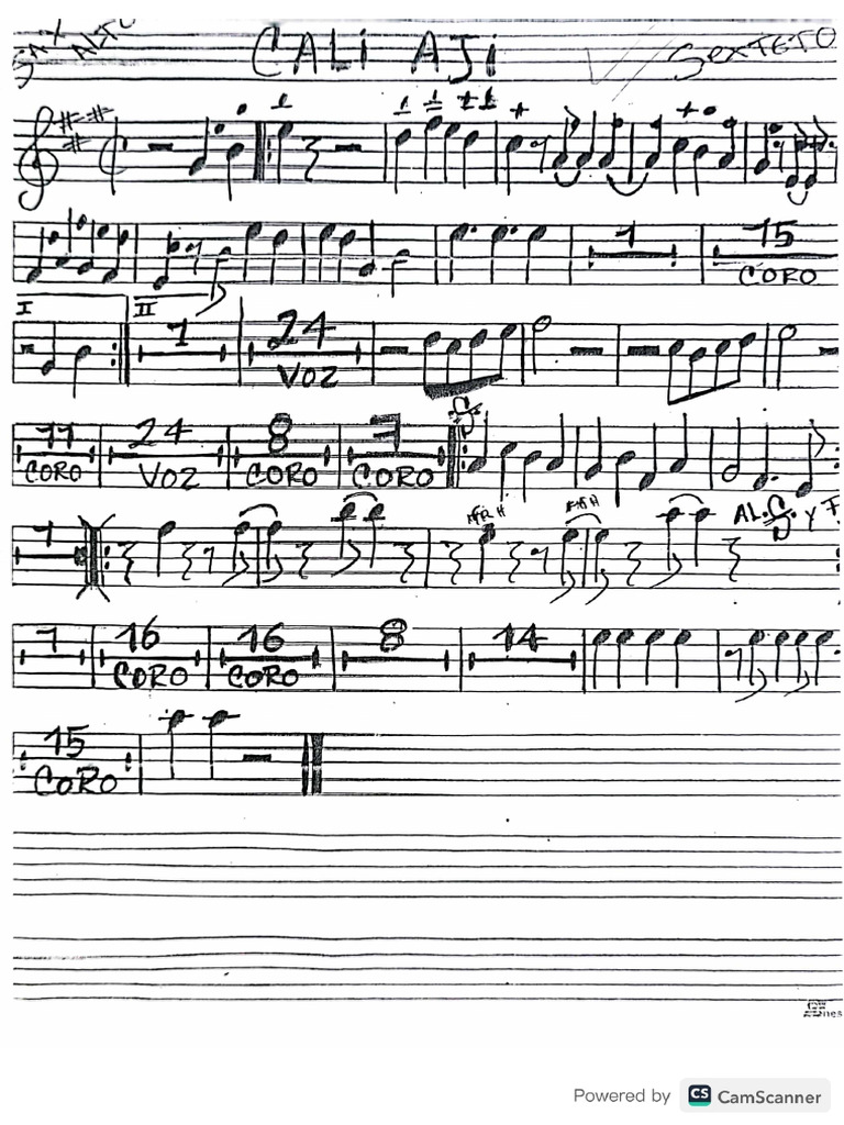 Cali Ají - Alto Sax | PDF