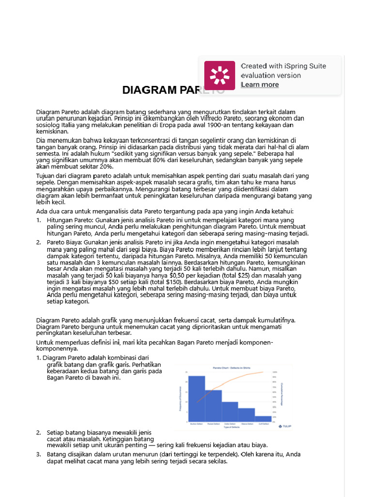 Diagram Pareto | PDF