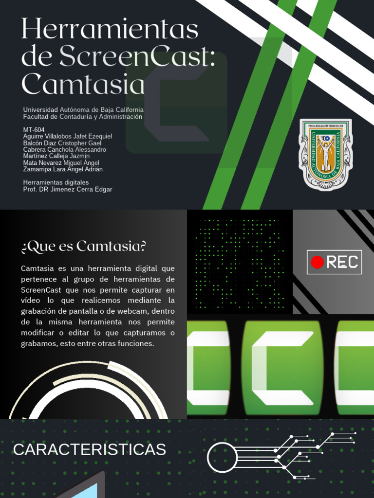 Herramientas de ScreenCast | PDF | Informática | Software de la aplicacion