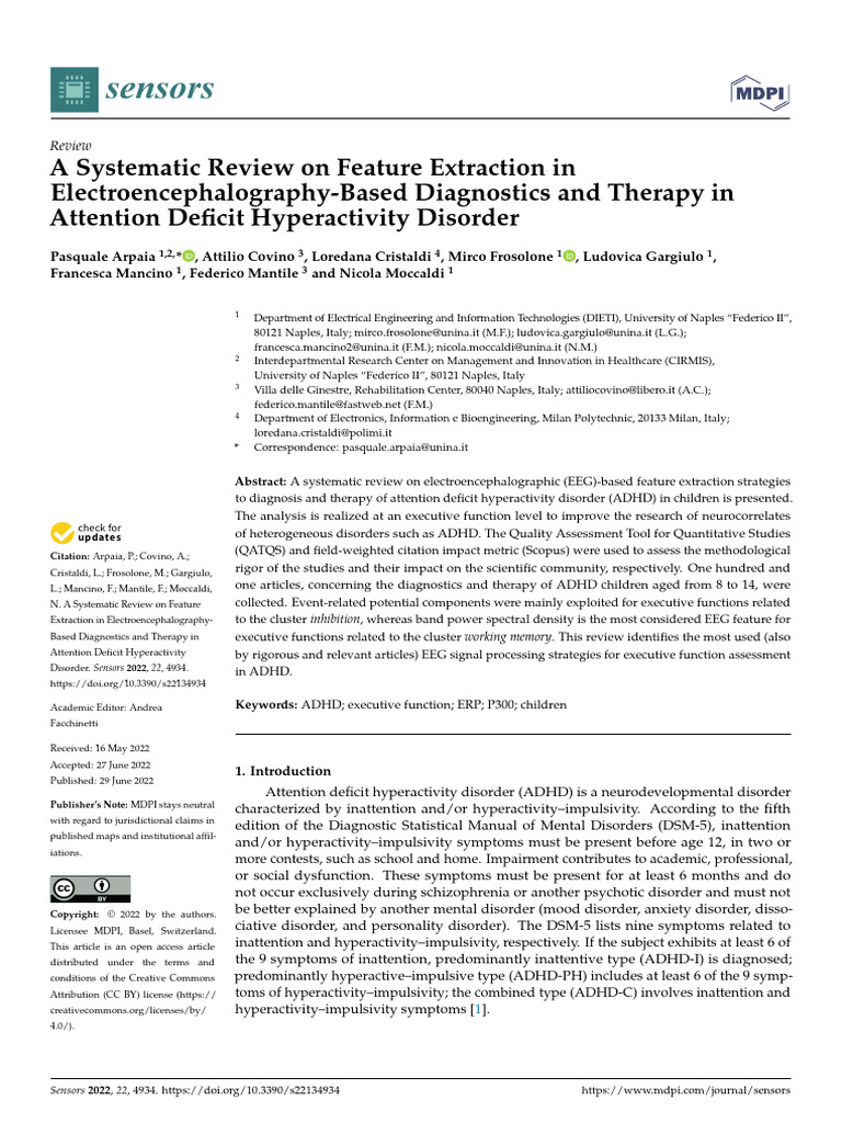 A Systematic Review On Feature Extraction in Q2 2022 ...