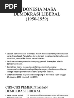 7 Kabinet Indonesia di Era Demokrasi Liberal | PDF | Politik | Ilmu Sosial