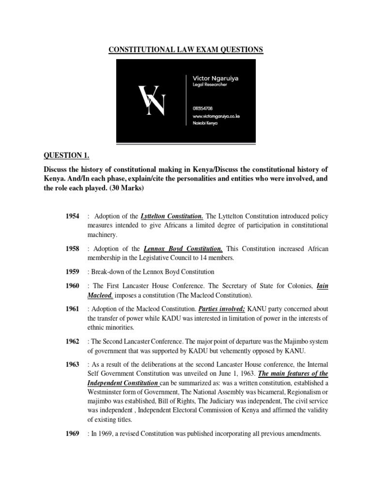 Constitution History Summary | PDF | Constitution | Political Charters