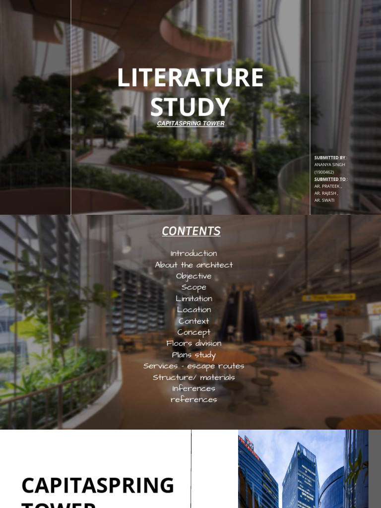 Capitaspring Tower, Singapore | PDF | Rainforest | Elevator