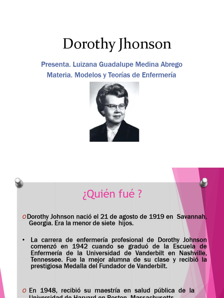 Modelo de Sistema Conductual de Johnson | PDF | Comportamiento | Enfermería