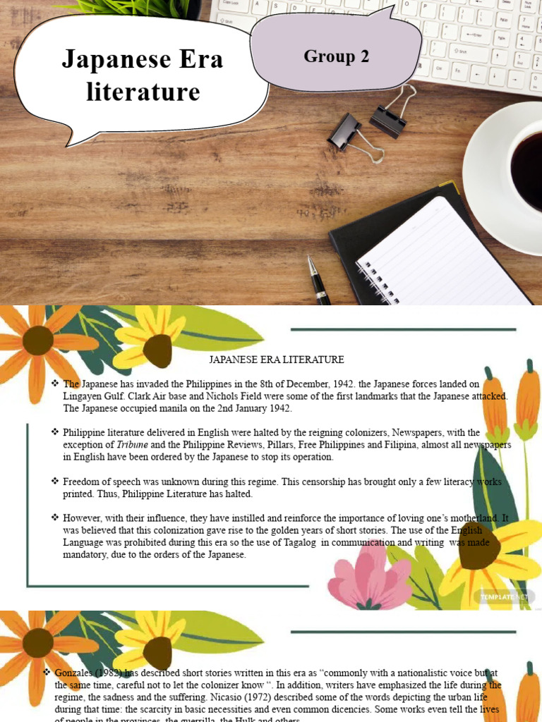 Japanese Era Literature | PDF | Philippines