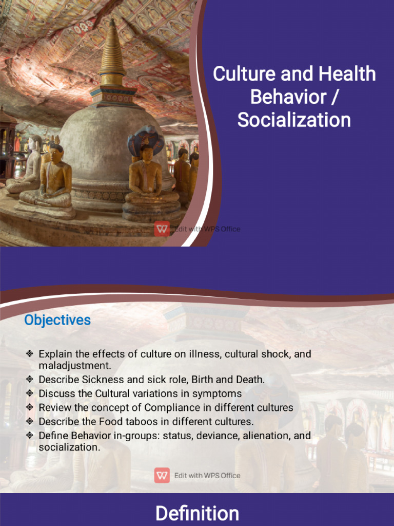 Culture and Health Behaviour-1 | PDF