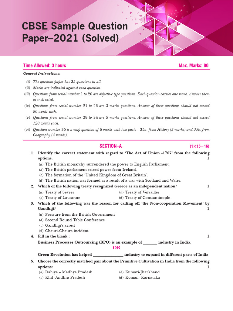 CBSE Sample Paper 2021.pdf202110050828541633422534 | PDF | Debt | Credit