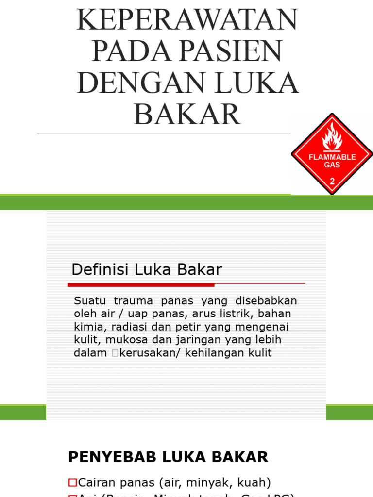 Asuhan Keperawatan Pada Pasien Dengan Luka Bakar | PDF | Sains & Matematika