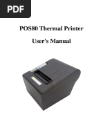 YHD-80E 80mm Receipt Printer | PDF | Printer (Computing) | Office Equipment