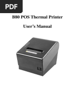 POS80 User - S Manual | PDF | Power Supply | Printer (Computing)
