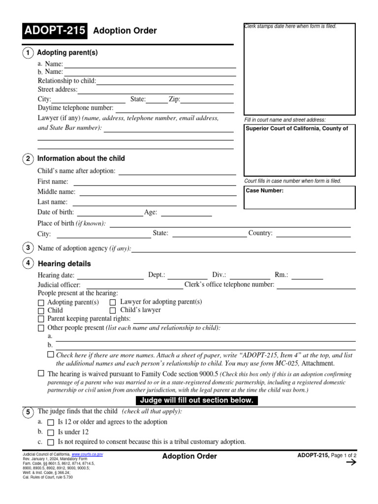 Adoption Order | Download Free PDF | Adoption | Mail