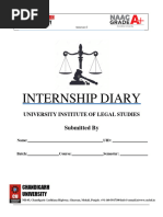 Legal Internship Certificate Format | PDF