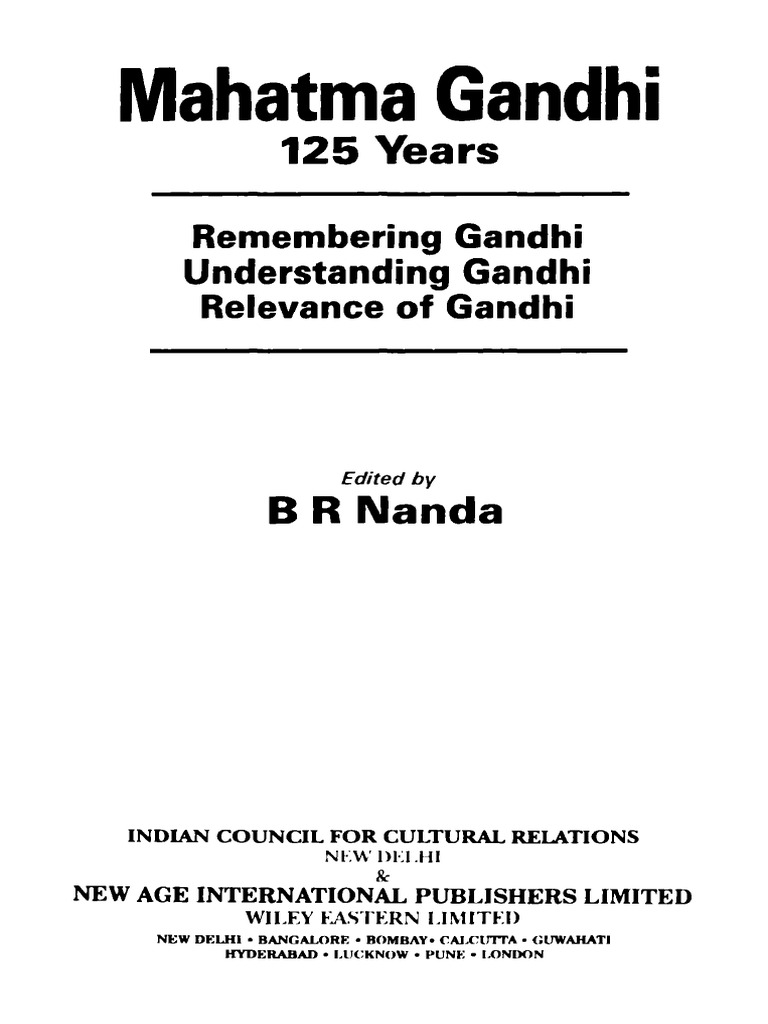 Mahatma Gandhi 125 Years | PDF | Mahatma Gandhi | Nelson Mandela