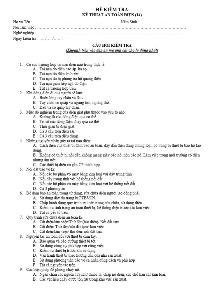 BKT Nhóm 3 - Điện | PDF