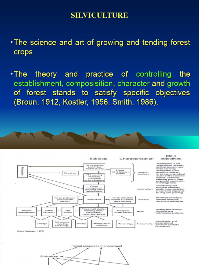 Silviculture 1 | PDF | Plant Nursery | Soil