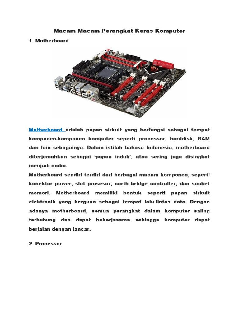 Hardware Computer | PDF
