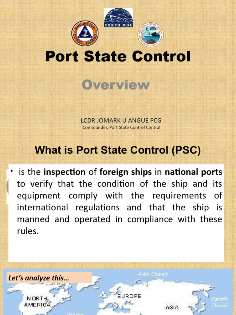 PSC Overview For SUWCC (Autosaved) | PDF | Water Transport | Shipping