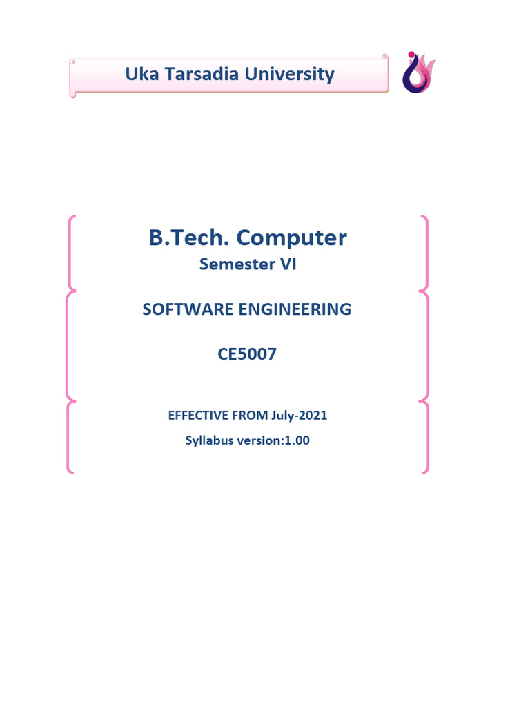 CE5007 - Software Engineering | PDF