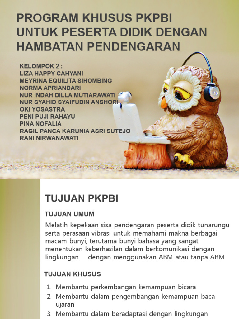 Tujuan Dan Manfaat Pkpbi | PDF