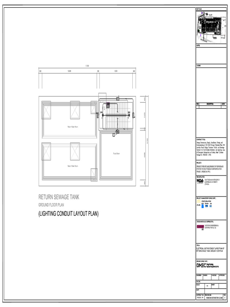 22 - RST - Lighting Conduit Layout Plan | PDF