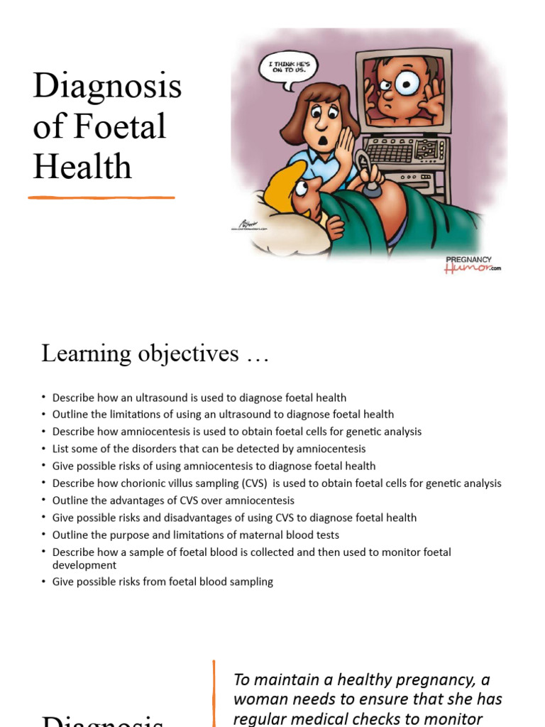 Diagnosis of Foetal Health | PDF | Fetus | Miscarriage