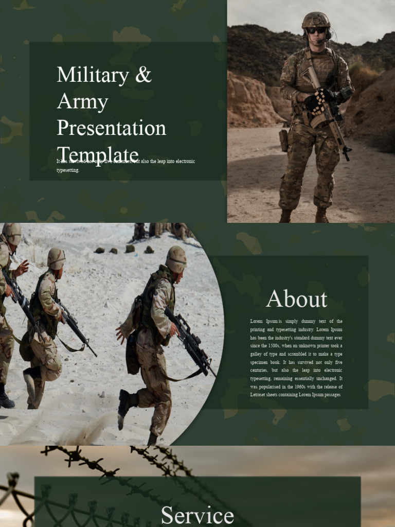 Army Presentation 16X9 | PDF | Page Layout | Typography
