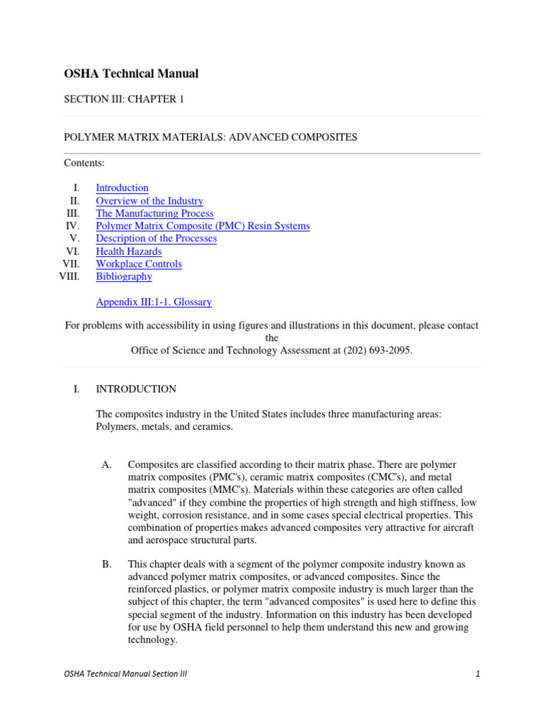 OSHA Technical Manual | PDF | Composite Material | Epoxy